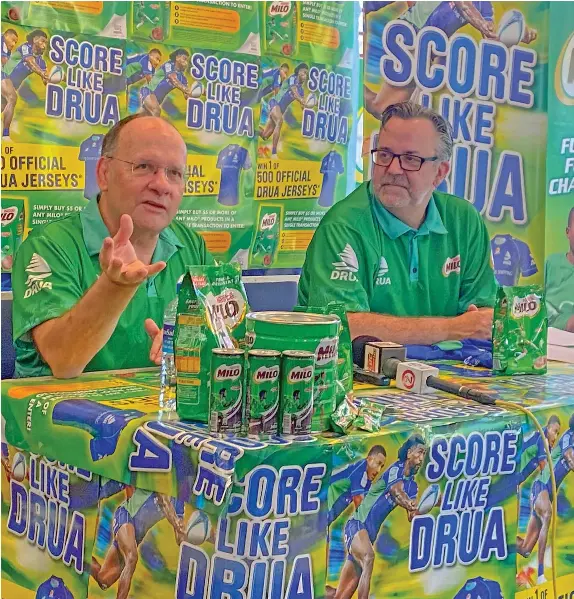 MILO Joins Drua Sponsorshi­p Vuvale - PressReader