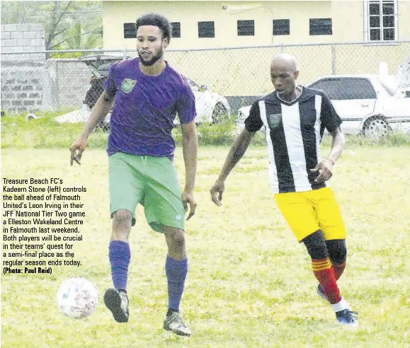 Three battle for two semi-final spots in tier-two football - PressReader