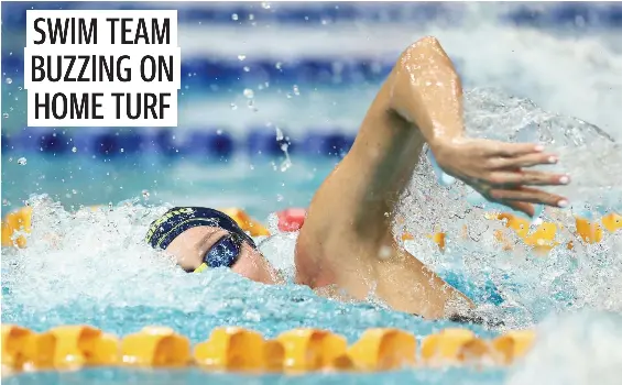SWIM TEAM BUZZING ON HOME TURF - PressReader