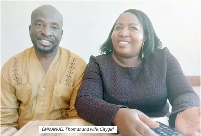 EMMANUEL THOMAS, WIFE DROP YOUTH DAY SONG - PressReader