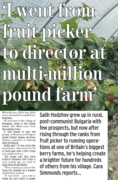 ‘I went from fruit picker to director at multi-million pound farm’ - PressReader