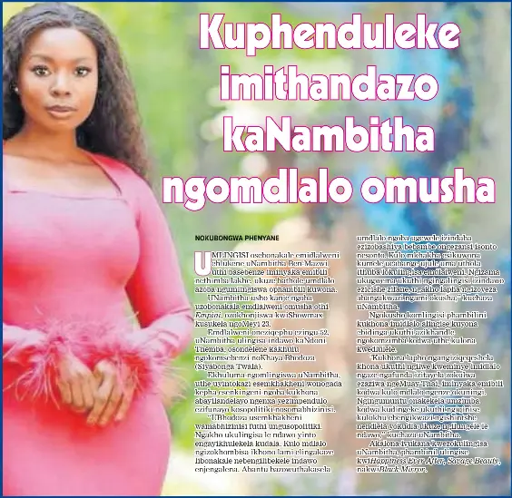 Kuphendule­ke imithandaz­o kanambitha ngomdlalo omusha - PressReader