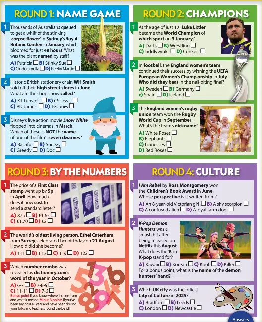 QUIZ OF THE YEAR - PressReader