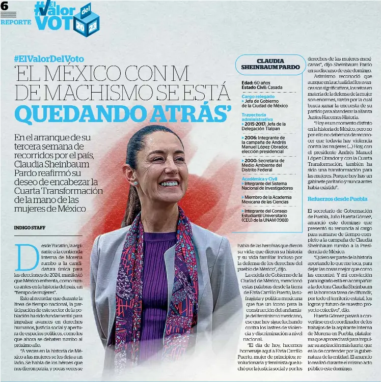 ‘EL MÉXICO CON M DE MACHISMO SE ESTÁ QUEDANDO ATRÁS’ - PressReader