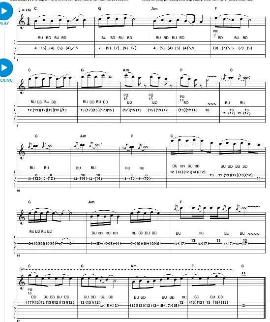 STUDY PIECE COMBINING ALL STRING BENDING TECHNIQUES - PressReader