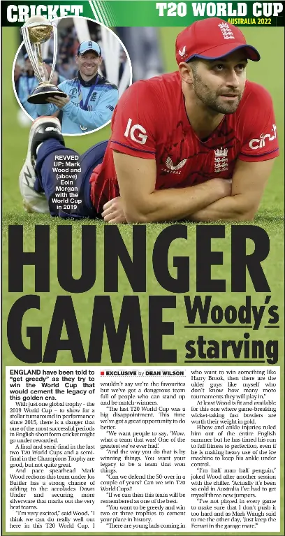 HUNGER GAME Woody’s starving - PressReader