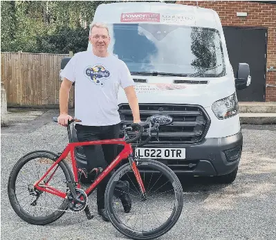 Dad is cycling across Britain - PressReader