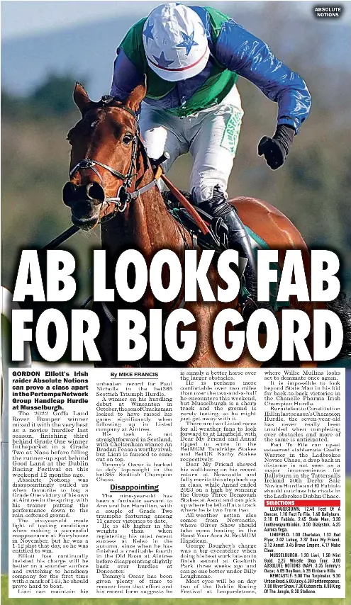 AB LOOKS FAB FOR BIG GORD - PressReader