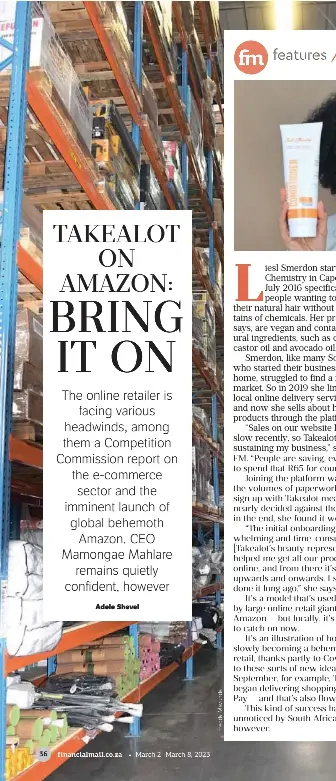 TAKEALOT ON AMAZON: BRING IT ON - PressReader