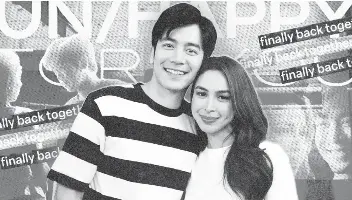 WHAT JULIA BARRETTO, JOSHUA GARCIA ARE THANKFUL, SORRY FOR - PressReader