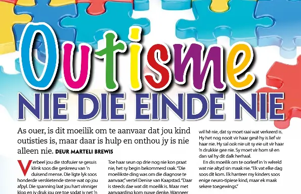 Daar is hulp vir jou en jou outistiese kind - PressReader