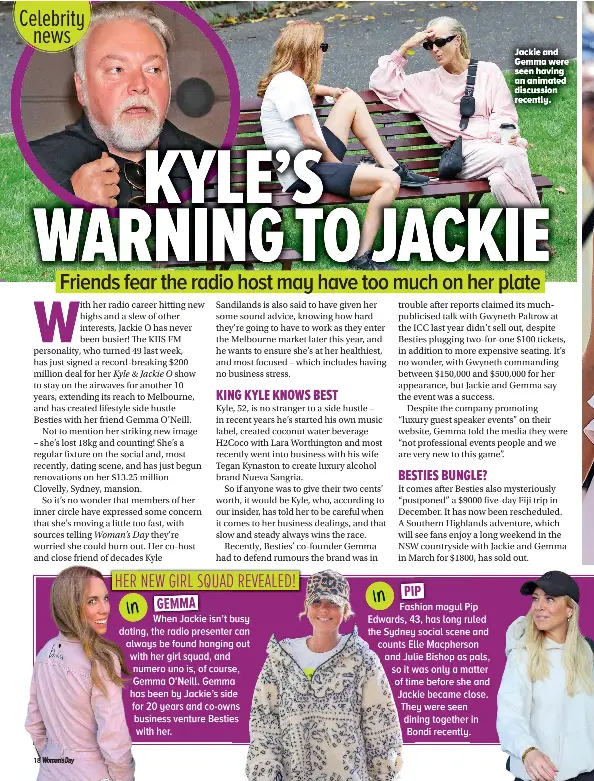 KYLE’S WARNING TO JACKIE - PressReader
