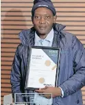 Frederick Chauke named National Driver of the Year - PressReader
