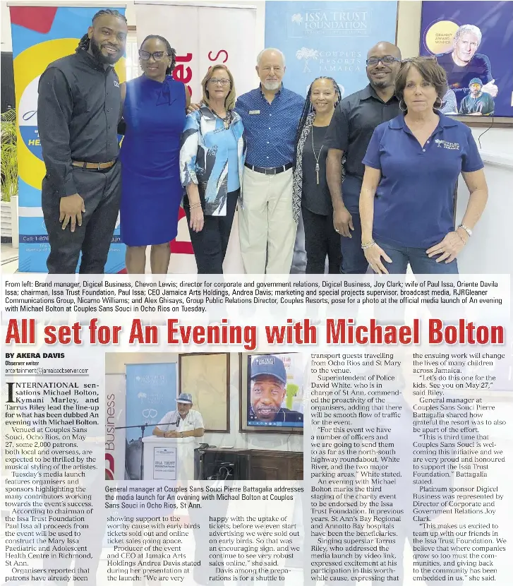 All set for An Evening with Michael Bolton - PressReader