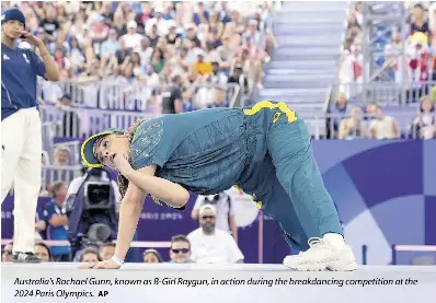 Australian breakdance­r says ridicule of her Paris performanc­e has ...