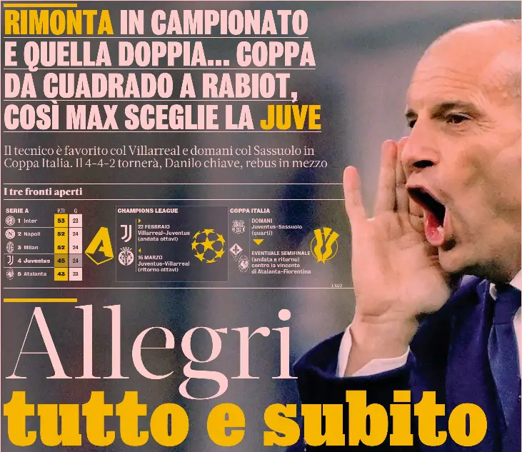 Allegri tutto e subito - PressReader
