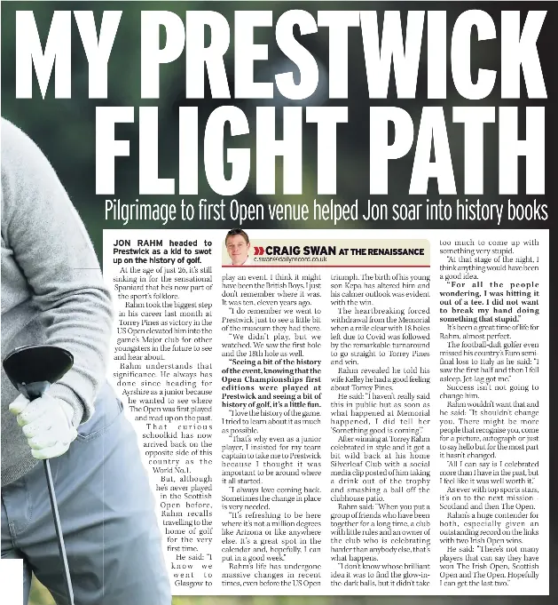 MY PRESTWICK FLIGHT PATH - PressReader