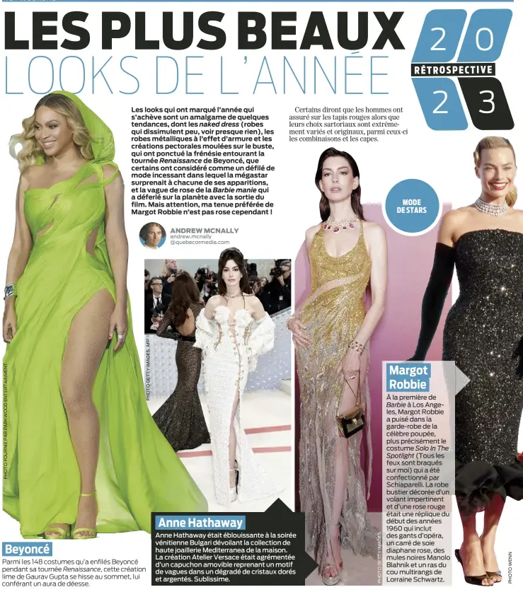 LES PLUS BEAUX LOOKS DE L’ANNÉE - PressReader