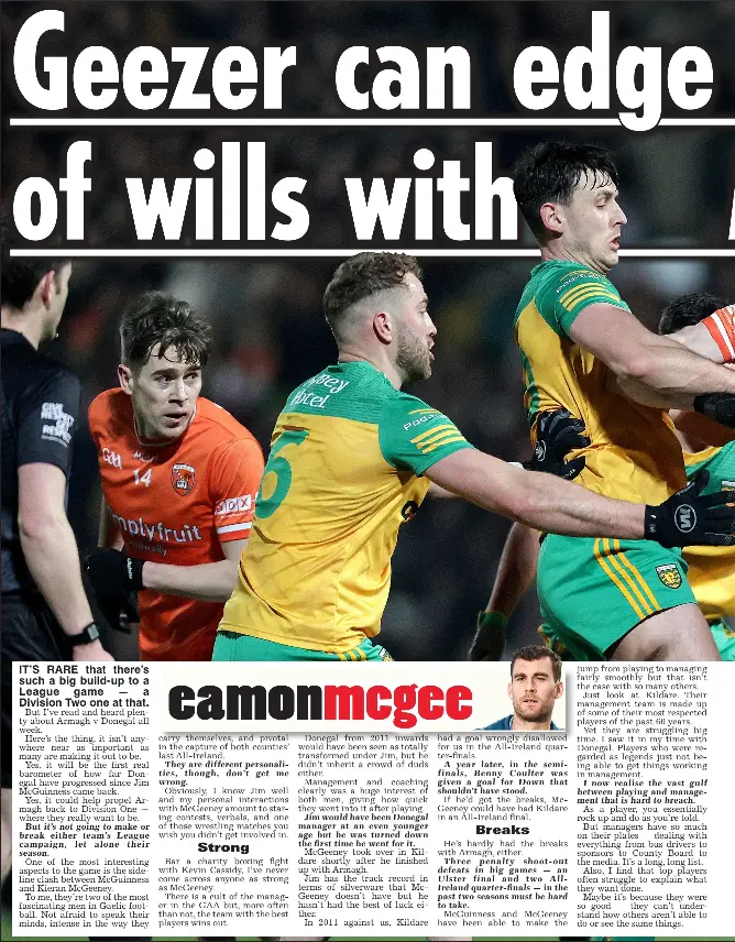 Geezer can edge of wills with - PressReader