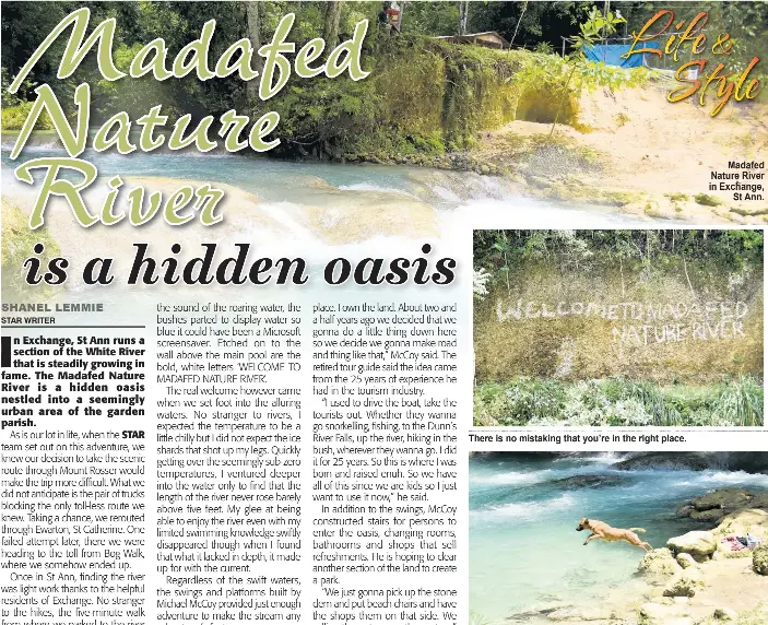 Madafed Nature River is a hidden oasis - PressReader