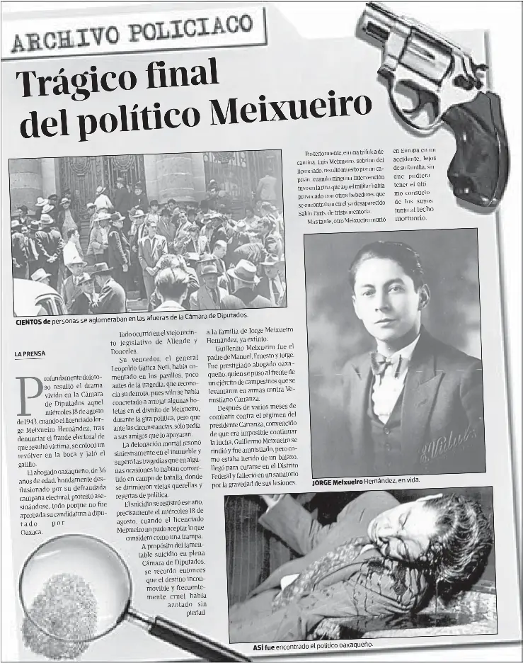 Trágico final del político Meixueiro - PressReader