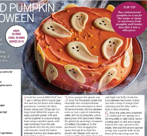 SPICED PUMPKIN HALLOWEEN CAKE - PressReader
