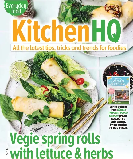 Vegie spring rolls with lettuce & herbs - PressReader