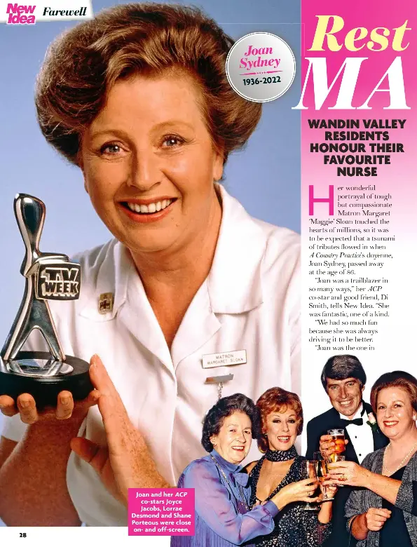 Rest easy, MATRON SLOAN - PressReader