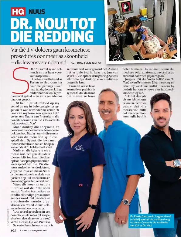 Dr. Nou! sedoktersv­eranderlew­ens - PressReader