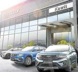 GEELY ENDS 2021 BLITZ WITH TWO MORE NEW DEALERSHIP­S - PressReader