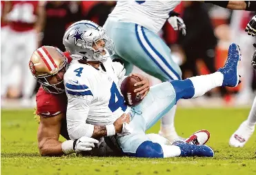 Repeat mistakes cause frustratio­n for Prescott, Dallas - PressReader