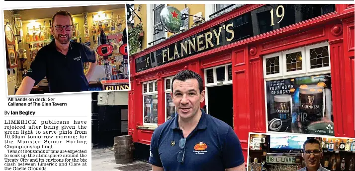 No wonder they’re smiling... Limerick pubs to serve from 10.30am for ...