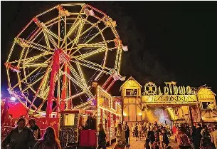 Ferris wheel adds to winter wonderland fun - PressReader