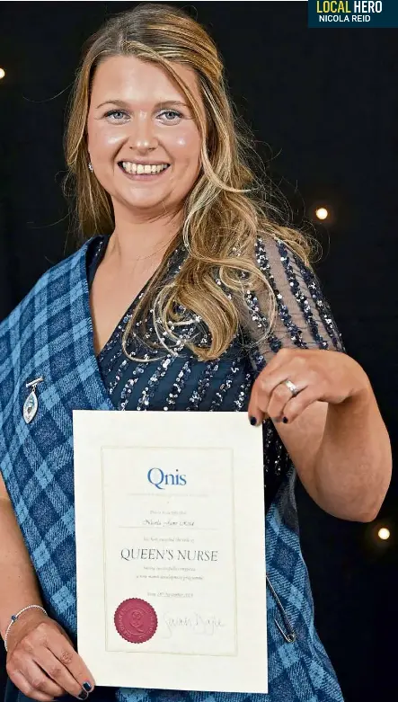 New Queen’s Nurse Nicola on mission to inspire care workers - PressReader