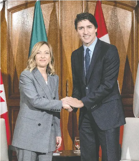 Meloni puts Trudeau to shame - PressReader