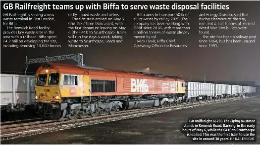 GB Railfreigh­t teams up with Biffa to serve waste disposal facilities ...