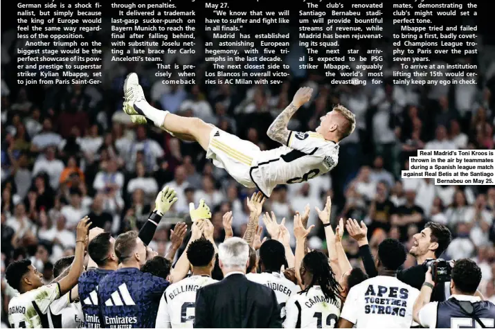 Real aims to add to legend before Mbappe arrival - PressReader