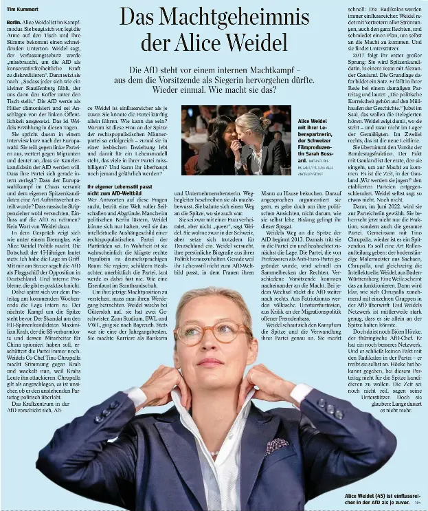 Das Machtgehei­mnis der Alice Weidel - PressReader