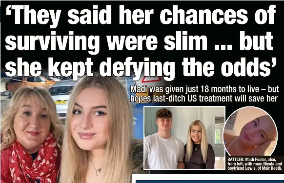 ‘THEY SAID HER CHANCES OF SURVIVING WERE SLIM ... BUT SHE KEPT DEFYING THE ODDS’ - PressReader