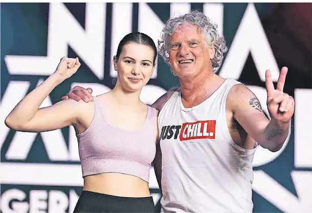 Vater und Tochter bei „Ninja Warrior“ - PressReader