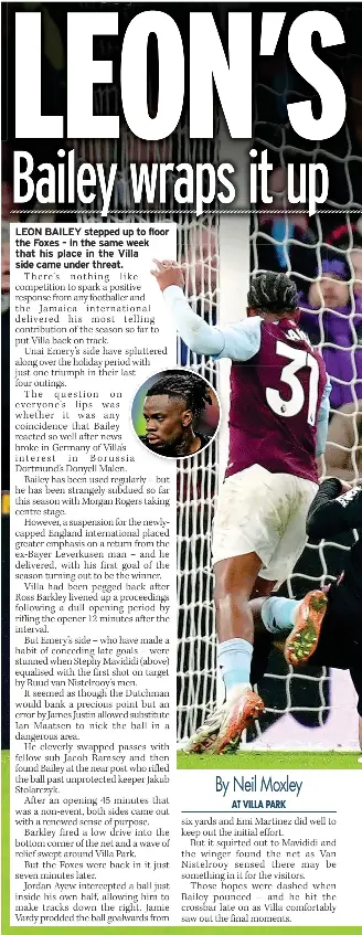 LEON’S Bailey wraps it up - PressReader