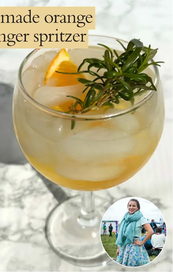 Homemade orange and ginger spritzer - PressReader
