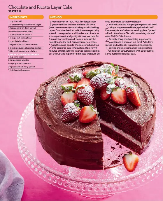 Chocolate and Ricotta Layer Cake - PressReader