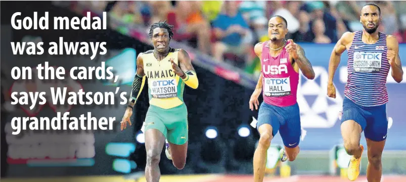 Gold medal was always on the cards, says Watson’s grandfathe­r - PressReader
