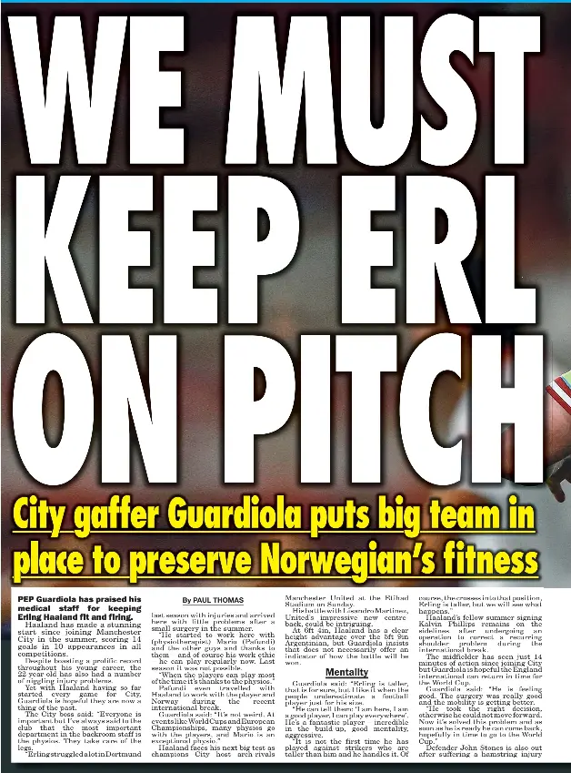 WE MUST KEEP ERL ON PITCH - PressReader