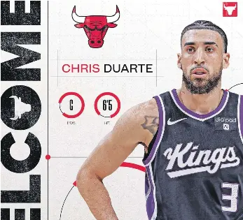 Duarte espera un nuevo aire en Bulls de Chicago - PressReader