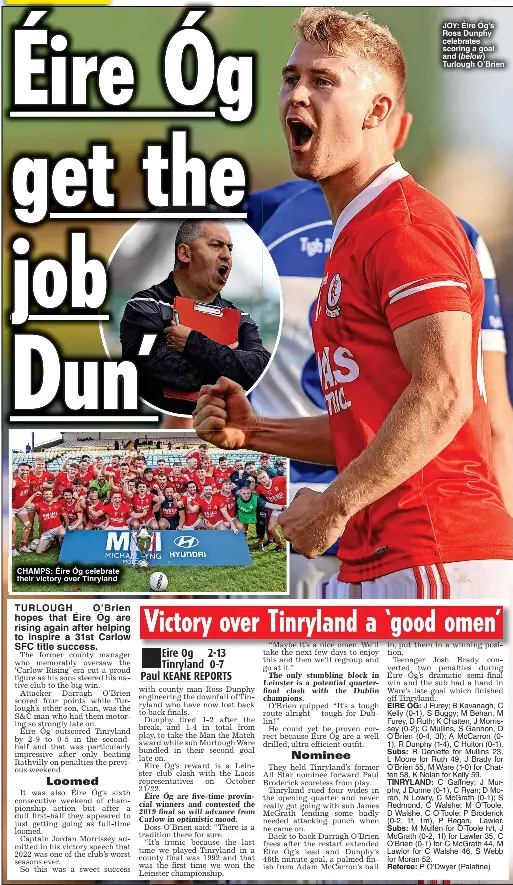 Éire Óg get the job Dun’ - PressReader