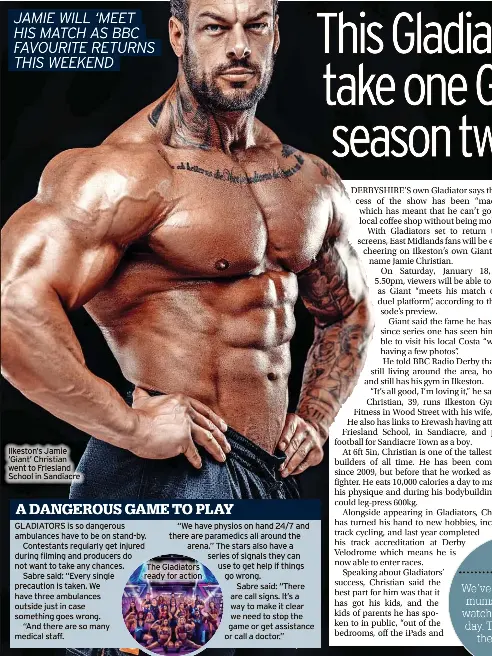 This Gladiator’s ready to take one Giant leap into season two of hit show - PressReader