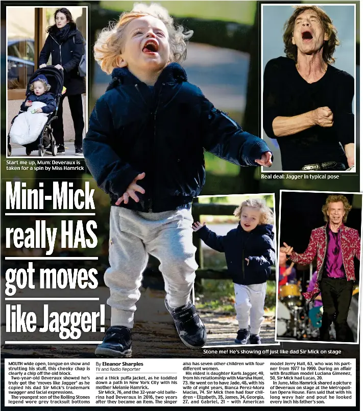 Mini-Mick really HAS got moves like Jagger! - PressReader