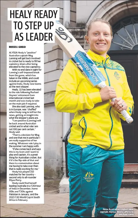 HEALY READY TO STEP UP AS LEADER - PressReader